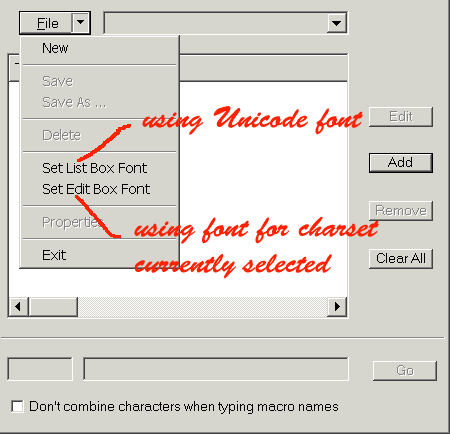 5. How to Change Macro Fonts